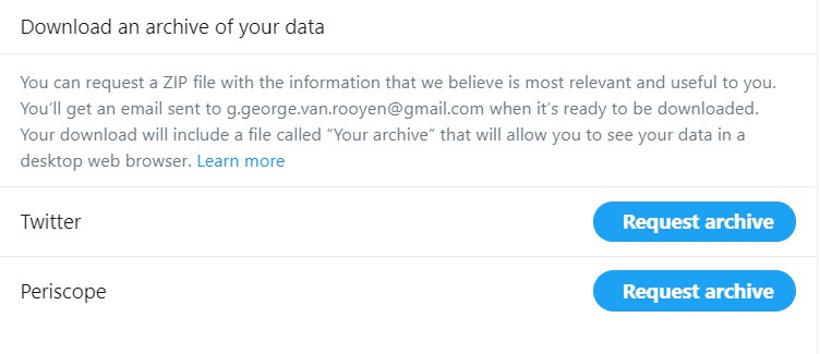 How to Archive a Twitter Account